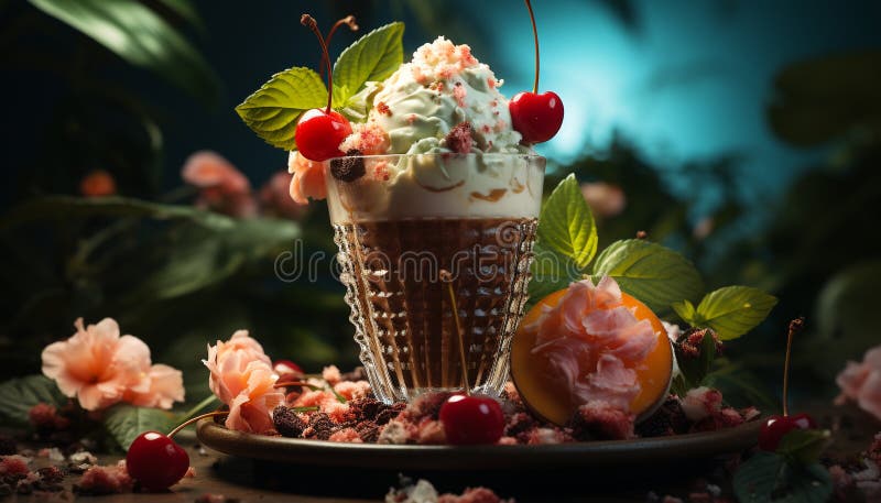 Freshness and Nature on a Summer Table, Healthy Eating Indulgence ...