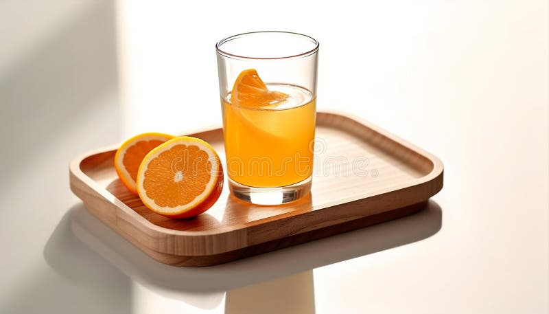 Freshness and Refreshment in a Glass, Nature Healthy Cocktail Generated ...