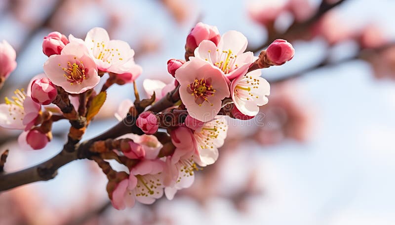 Freshness of Springtime Blossoms in Nature Vibrant Beauty Generated by ...