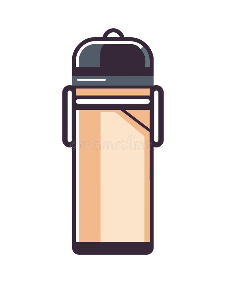 Freshness Symbolized by a Metallic Water Canister Stock Vector ...