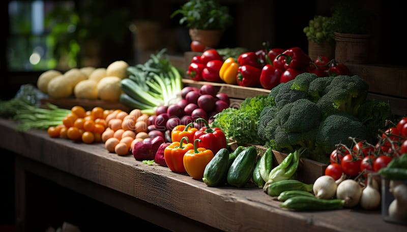 Freshness and Variety of Vegetables Create a Healthy, Colorful Meal ...