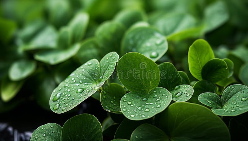 Freshness and Vitality in Nature Vibrant Green Growth Generated by AI ...