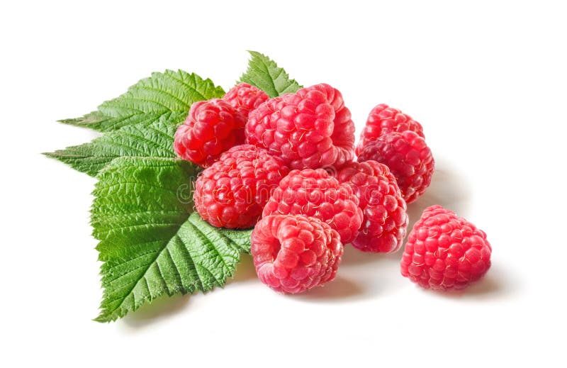 Freshraspberry Isolated on White Background Stock Photo - Image of ...