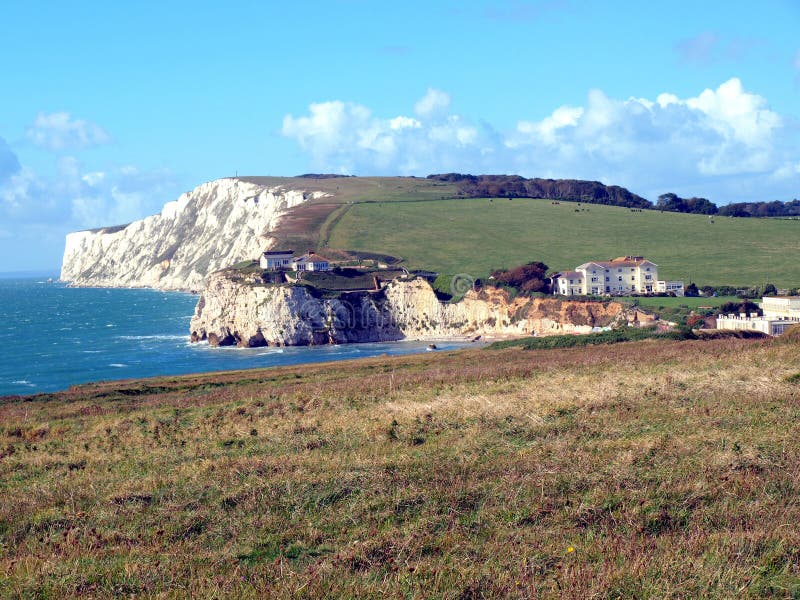 Freshwater Bay Isle Of Wight England Stock Photo - Image of england ...
