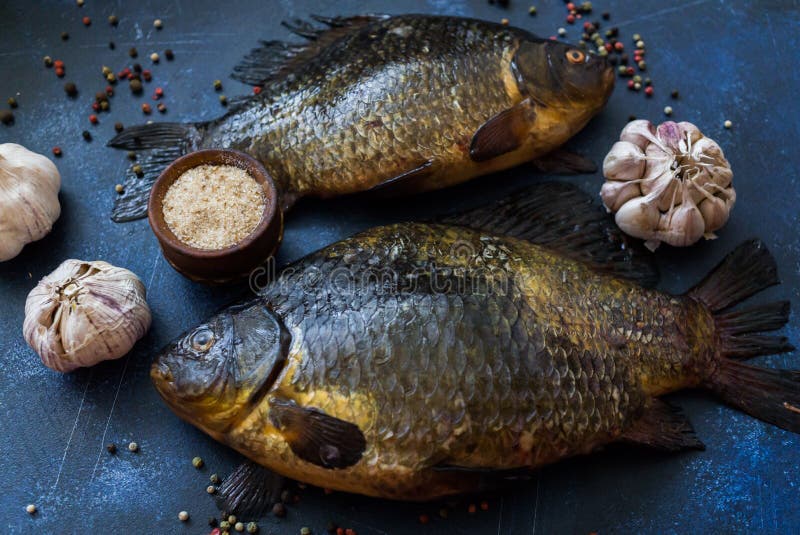Freshwater Fish Roach, Caught in Lakes and Rivers, Preparing for Frying ...