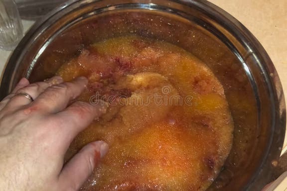 Freshwater Fish Roe in Cup, Raw Fresh Fish Roe Stock Photo - Image of ...