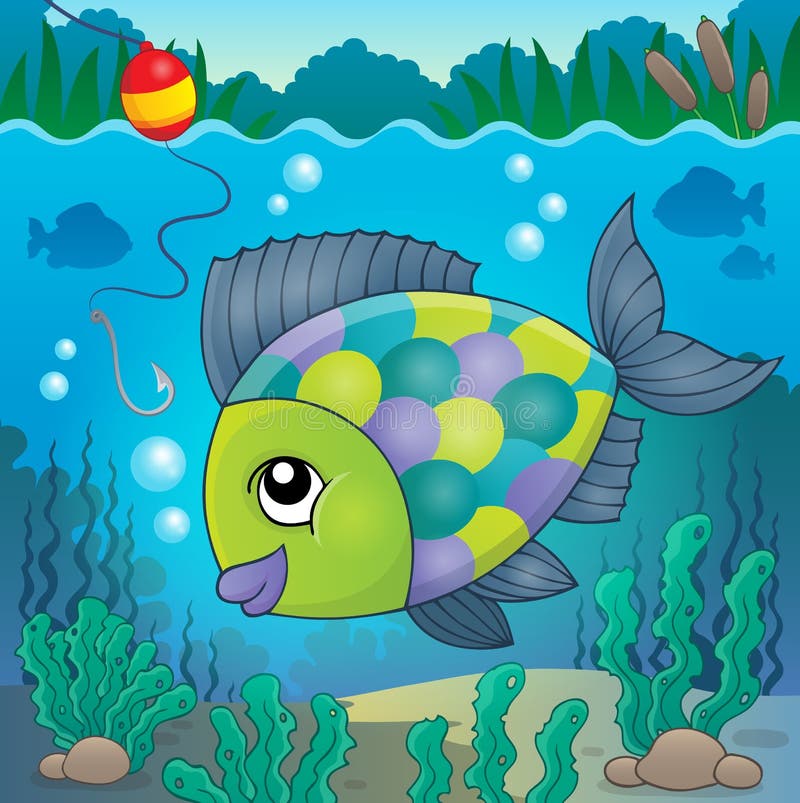 Freshwater Fish Theme Image 6 Stock Vector - Illustration of cartoon ...