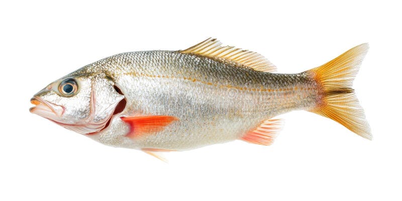 Freshwater Perch Fish Lateral View Isolated on Transparent Background ...