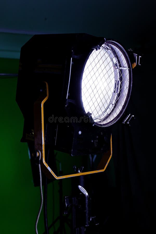 Fresnel Spot stock image. Image of videoing, television - 28818245