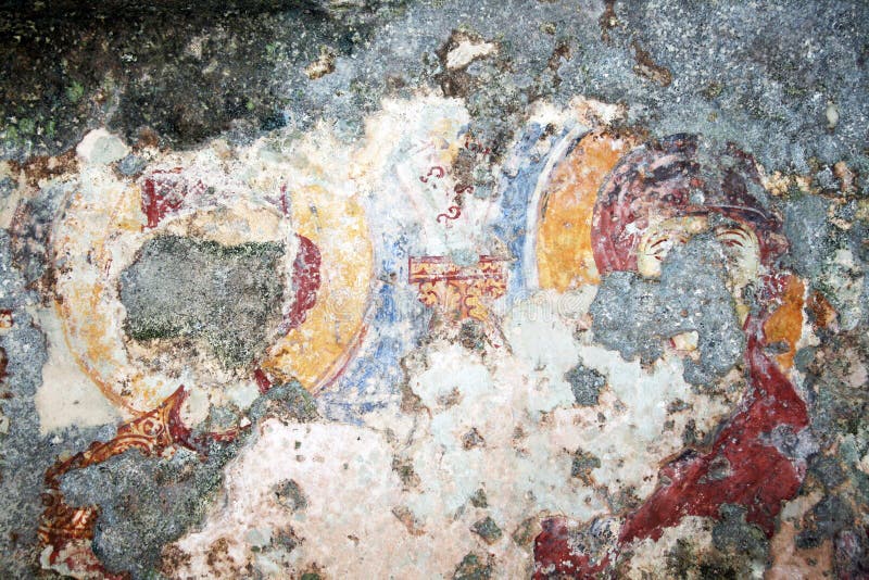 Fresque bizantin image stock. Image du histoire, italie - 31992855