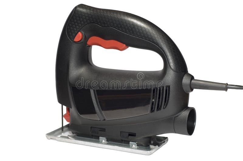 Electric fret saw stock photo. Image of carpentry, green - 21453834