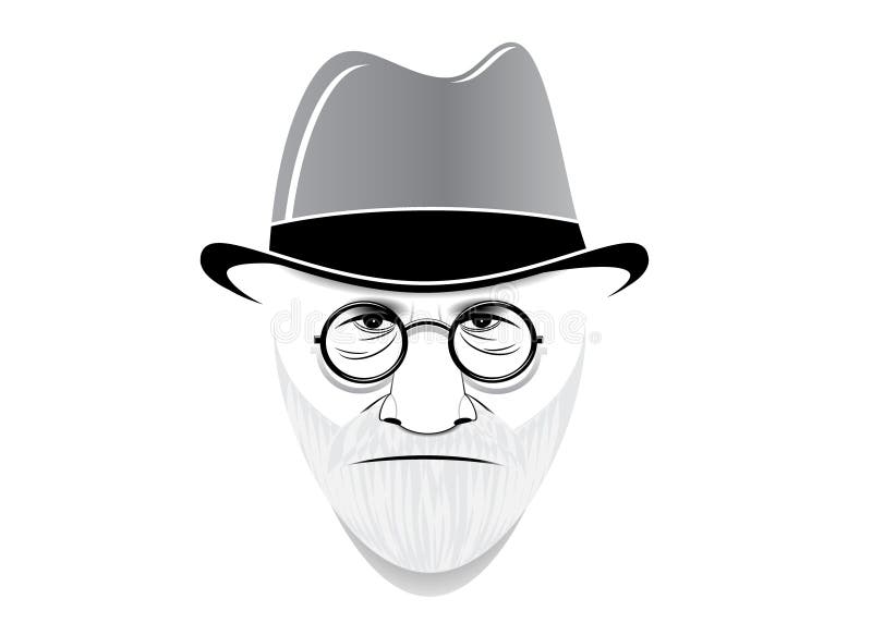 Portrait Freud Stock Illustrations – 59 Portrait Freud Stock ...