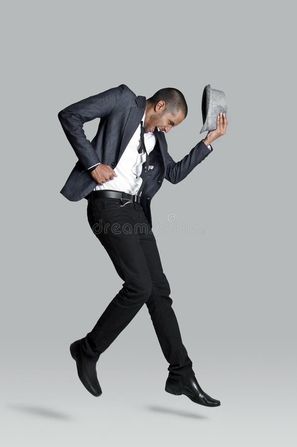 Freudig erregt stockbild. Bild von männlich, bewegung - 13446281