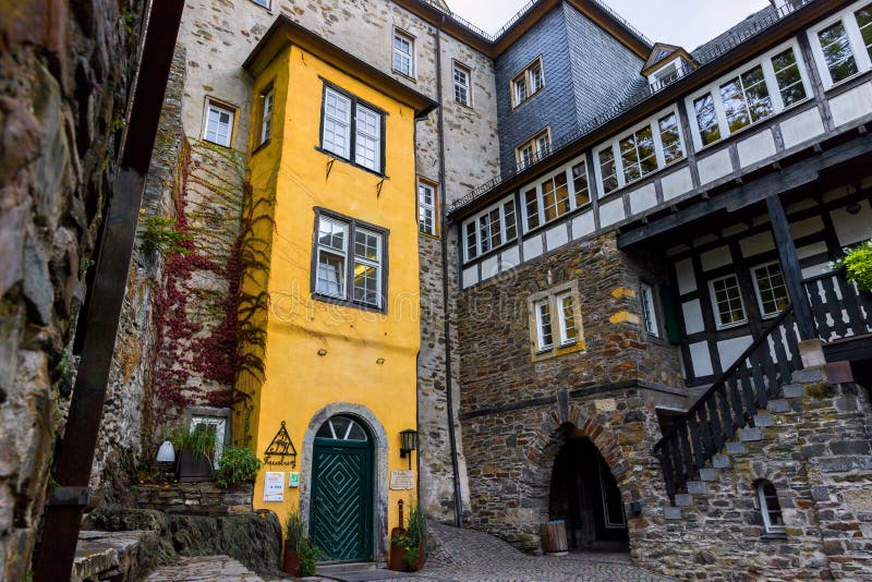 Historic Castle Starkenburg Near Heppenheim Germany Stock Photo - Image ...
