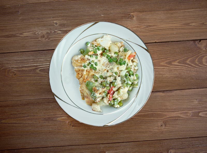 Fricassee of white fish stock photo. Image of delicatessen - 46455864