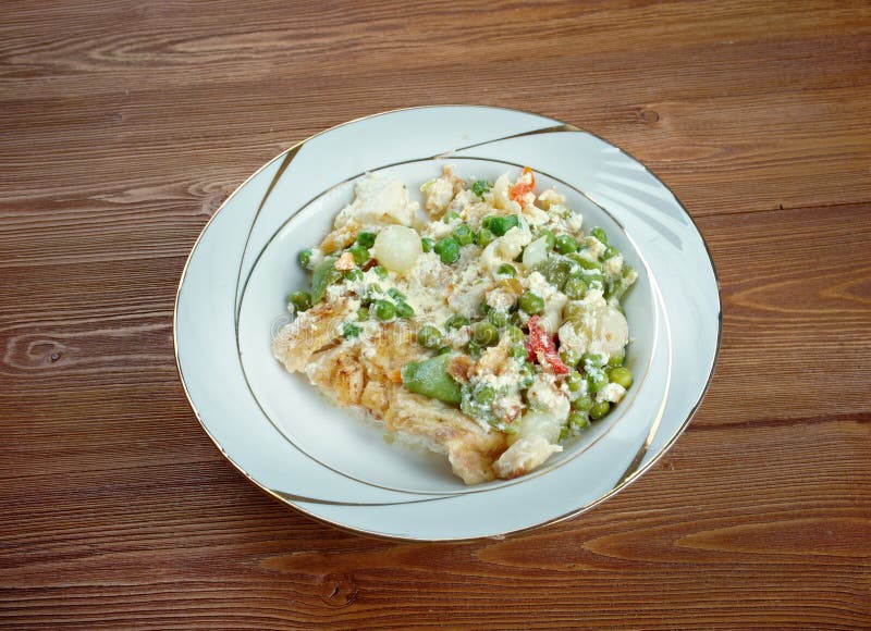 Fricassee of white fish stock image. Image of food, cuisine - 46665589