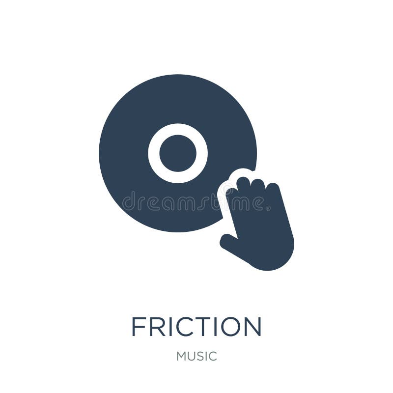 Friction Icon Vector Isolated on White Background, Friction Sign , Sign ...