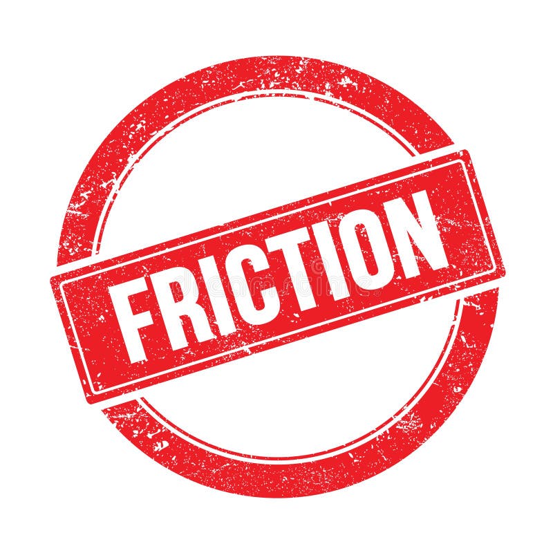 FRICTION Text on Red Grungy Round Stamp Stock Illustration ... FRICTION Text on Red Grungy Round Stamp Stock Illustration ...