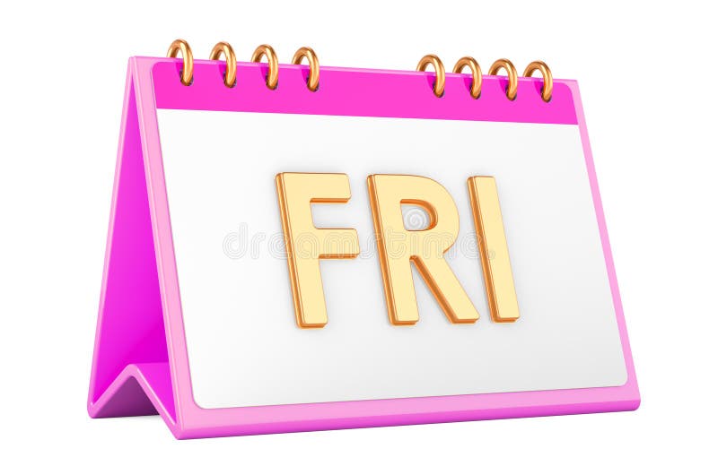 Friday Calendar Stock Illustrations – 22,735 Friday Calendar Stock ...
