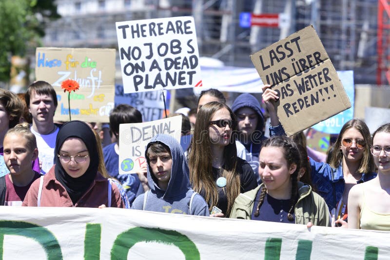 Friday for Future Demonstration in Vienna Editorial Image - Image of ...