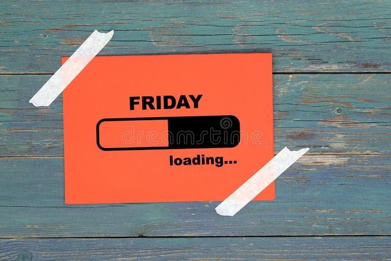 Weekend Loading. Happy Friday Meme Quote Business Funny Vector Design ...