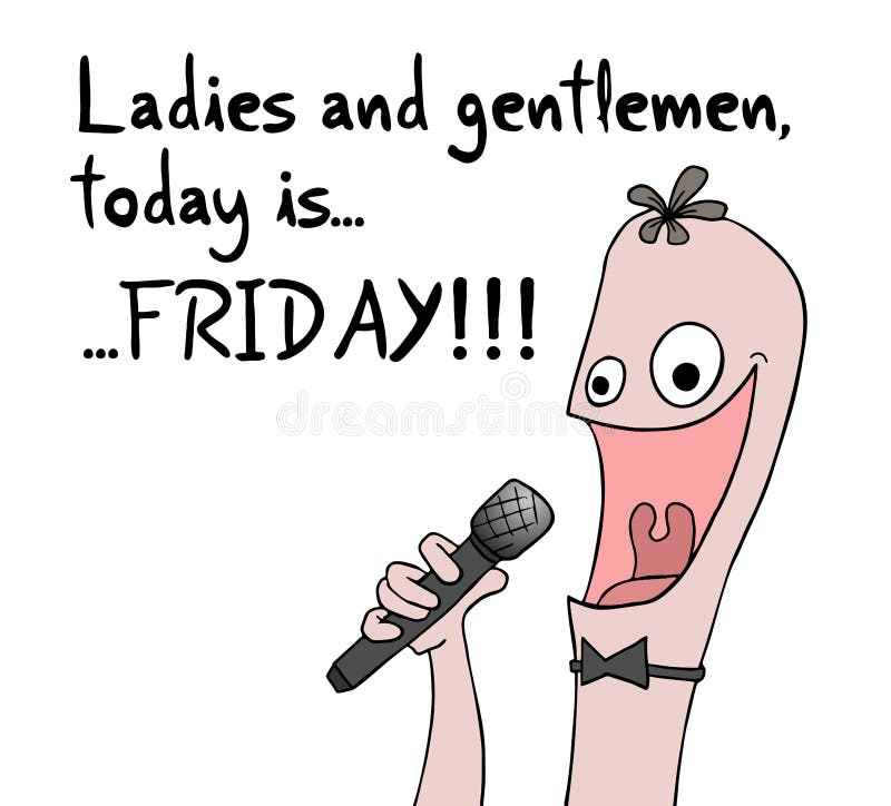 Friday message stock vector. Illustration of concept - 60996256