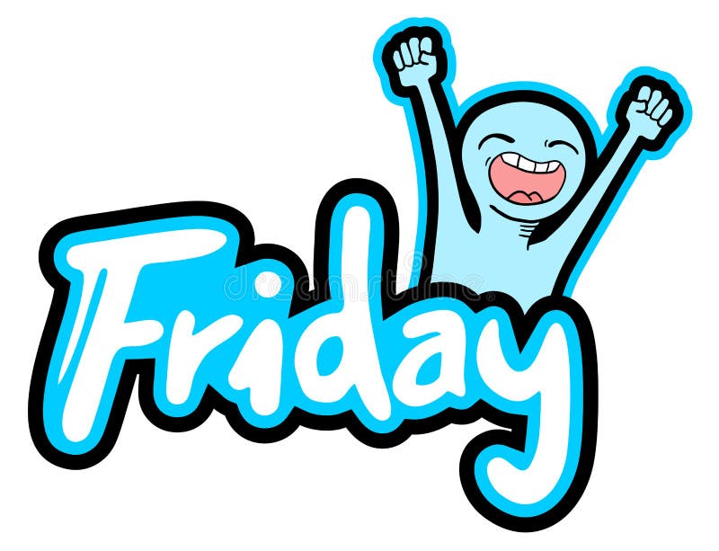 Friday symbol stock illustration. Illustration of funny - 97131662