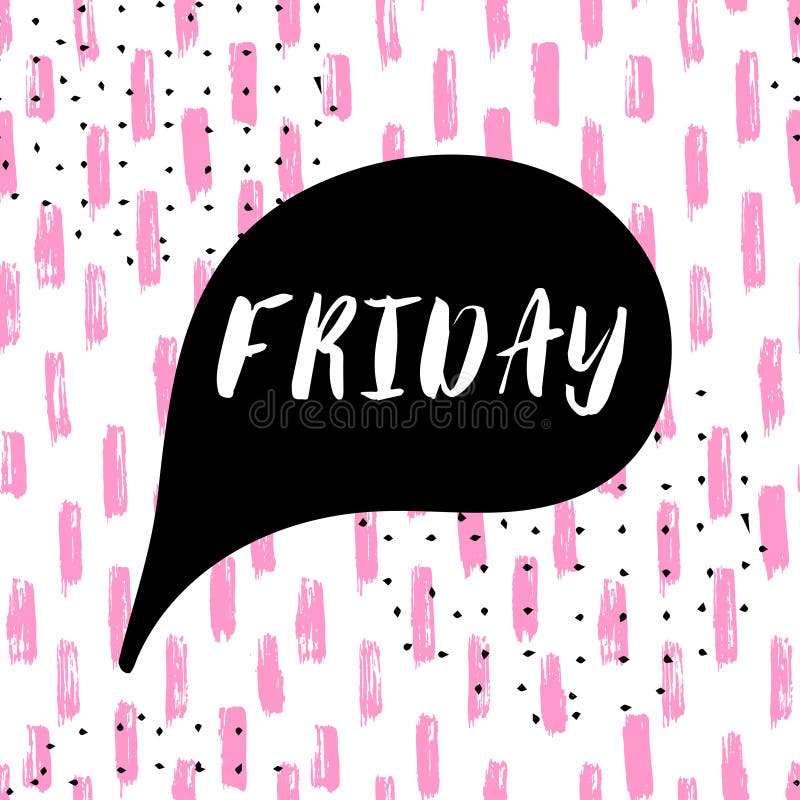 Yay. It S Friday. Positive Quote About Friday, Vector Typography Design ...