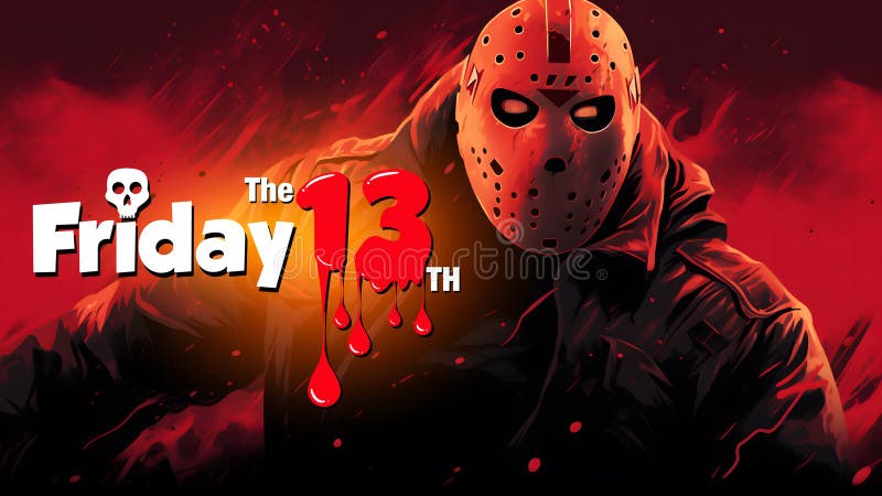 Friday the 13th banner stock vector. Illustration of mystery - 69801338