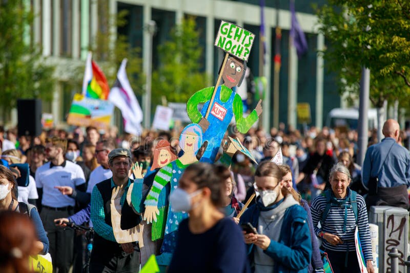 Fridays for Future Demonstration in Berlin Editorial Stock Image ...