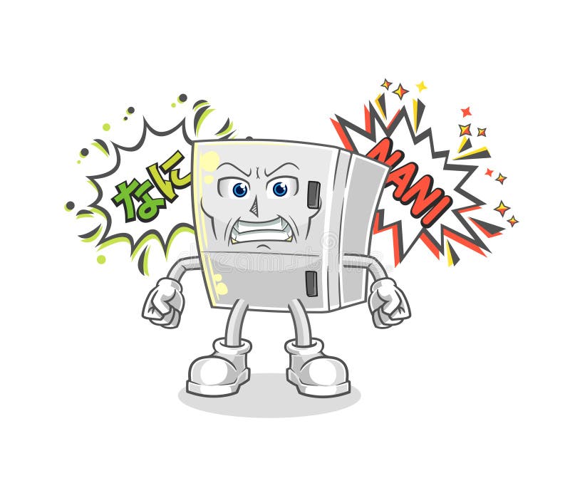 Angry Fridge Cartoon Stock Illustrations – 52 Angry Fridge Cartoon ...