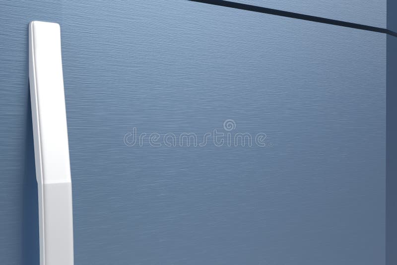 Fridge door with handle stock illustration. Illustration of blank ...