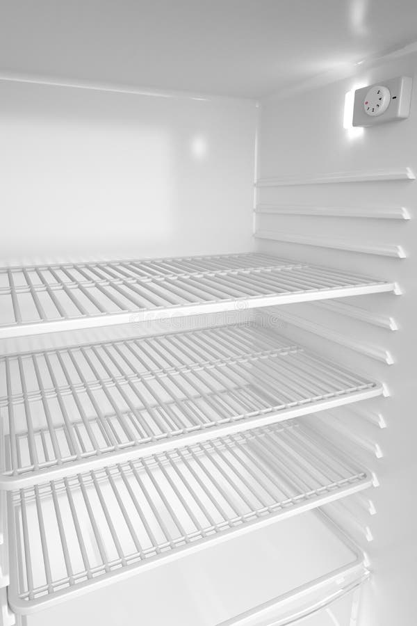 Empty fridge stock illustration. Illustration of cool - 31661623