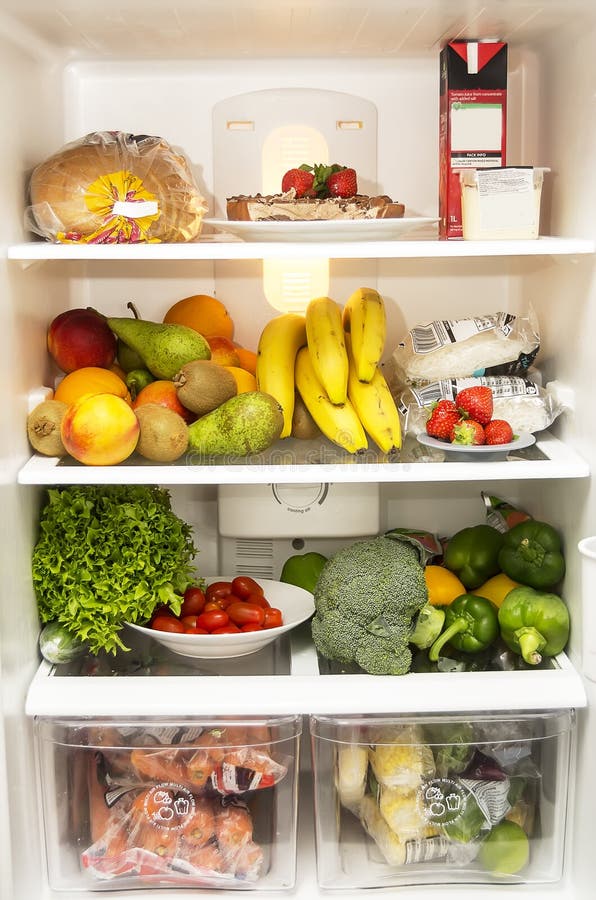 In the fridge stock image. Image of preserve, organic - 5452069