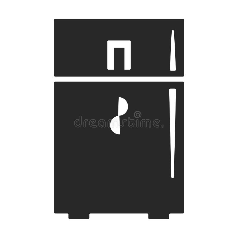 Fridge Icon Vector Sign and Symbol Isolated on White Background, Fridge ...