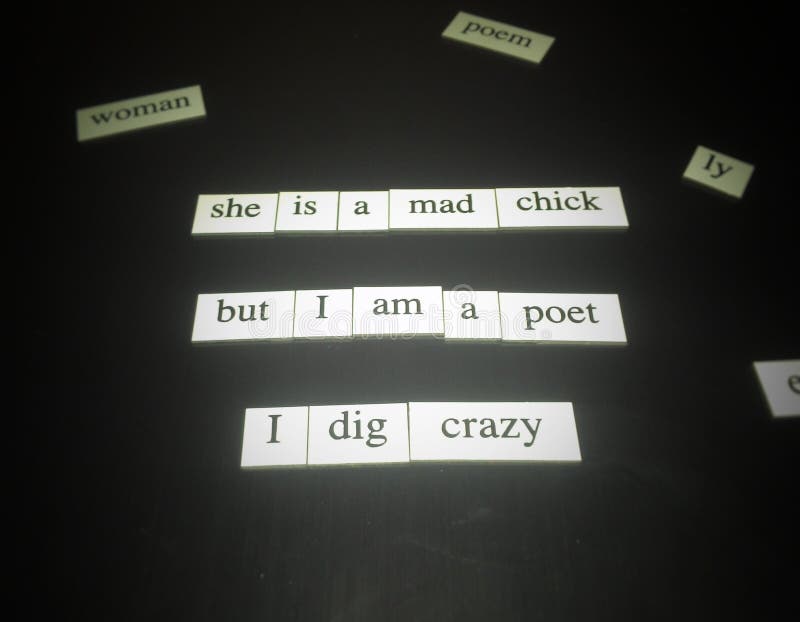 Fridge magnets poetry stock image. Image of poetry, fridge - 97768073
