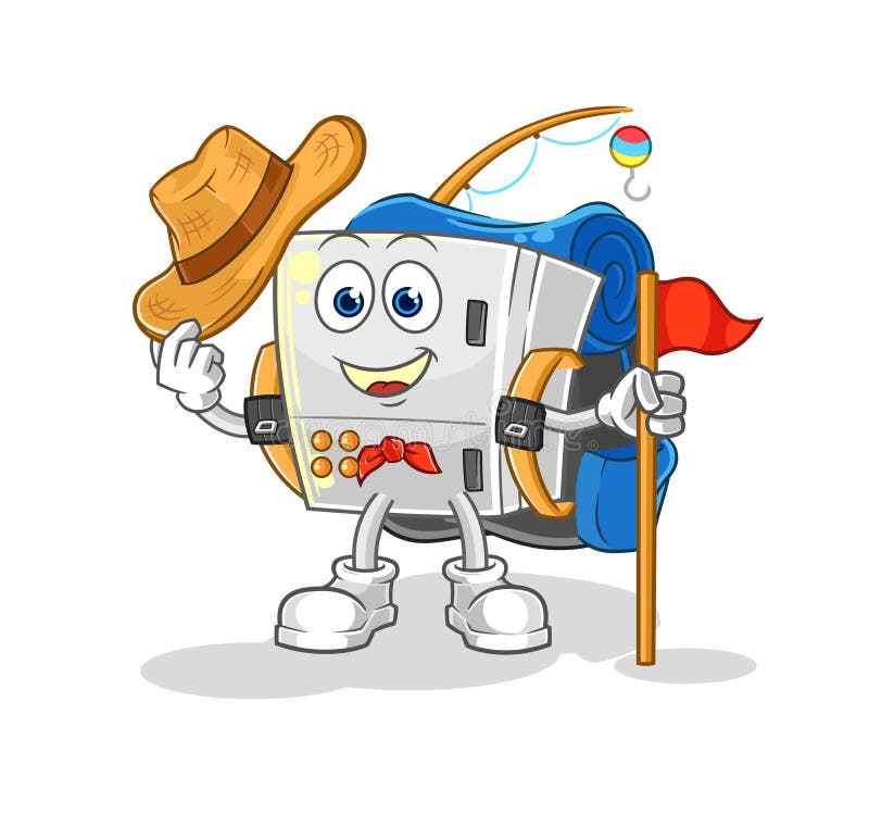 Fridge Scout Vector. Cartoon Character Stock Vector - Illustration of ... Fridge Scout Vector. Cartoon Character Stock Vector - Illustration of ...