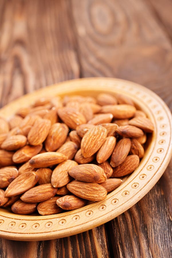 Fried almond stock photo. Image of tasty, healthy, view - 100659682