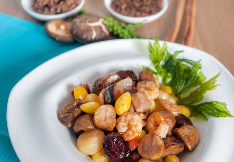 Fried Assorted Five Kind of Chinese Nuts Stock Image - Image of food ...