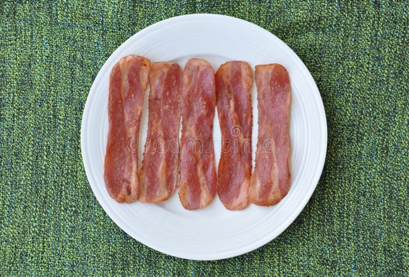 Fried bacon stock image. Image of cooked, crunchy, dine - 32875629