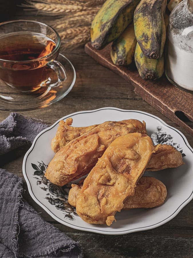Fried banana stock image. Image of snack, fried, asian - 264500957