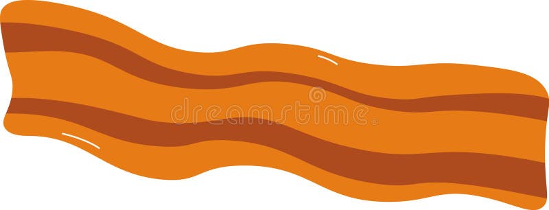 Fried Beacon Meat stock illustration. Illustration of bacon - 322430365