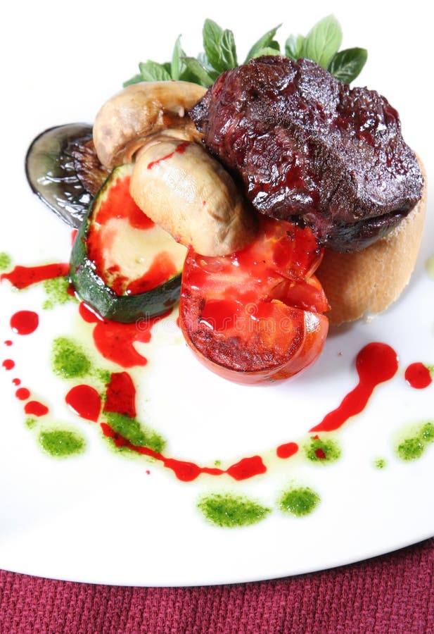 Fried beef stock image. Image of cooking, cookery, food - 2304277