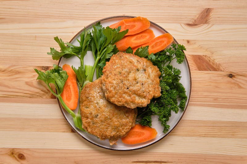 Fried Beef Cutlet in Breading Stock Photo - Image of fresh, layout ...