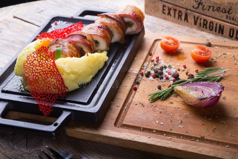 Fried beef roll stock photo. Image of cooked, basic - 120179564