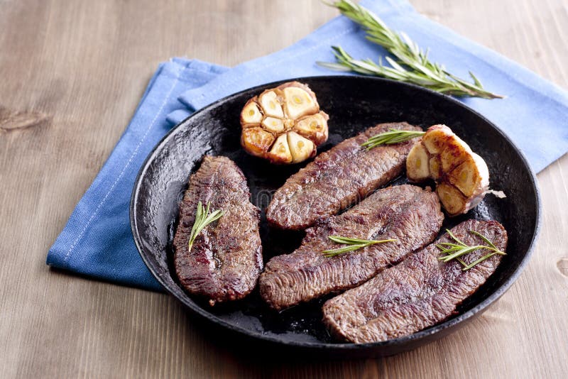 Fried beef stock photo. Image of fried, herb, gourmet - 65277682