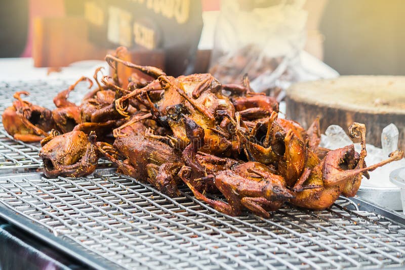 Fried bird stock photo. Image of friable, grill, crisp - 113367052