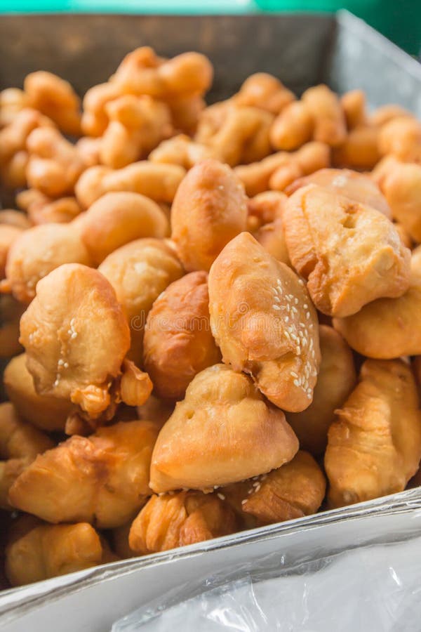 Fried Bread Stick, Thai Style Food. Stock Photo - Image of glass, drink ...