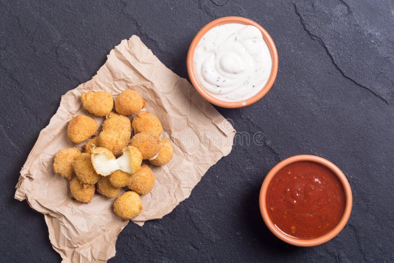Fried breaded cheese stock photo. Image of gourmet, appetizer - 103076822