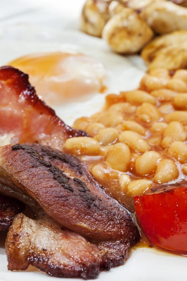 Fried Breakfast stock photo. Image of shot, full, english - 27315374
